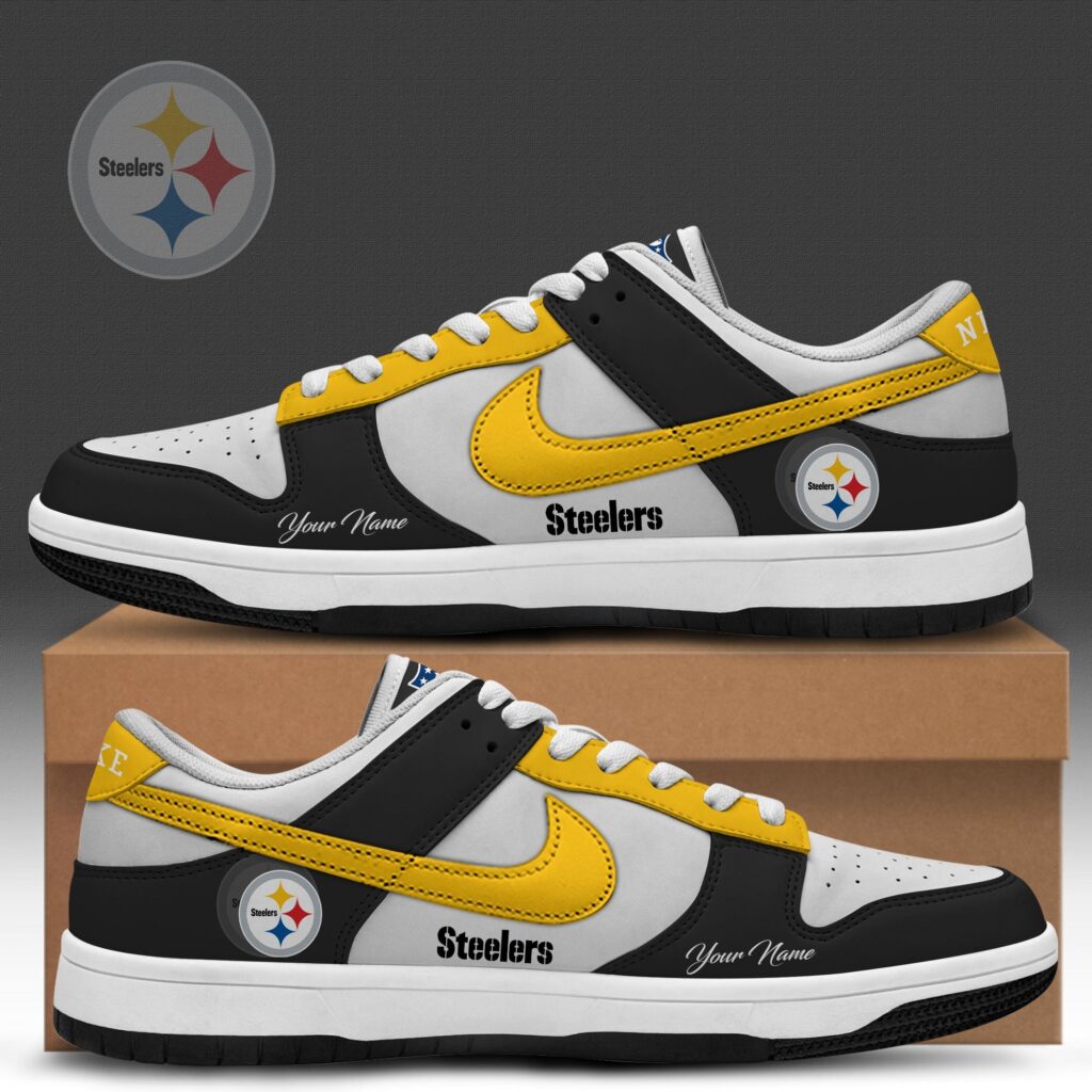 Pittsburgh Steelers x Personalized Dunk Low Shoes Special Edition ...