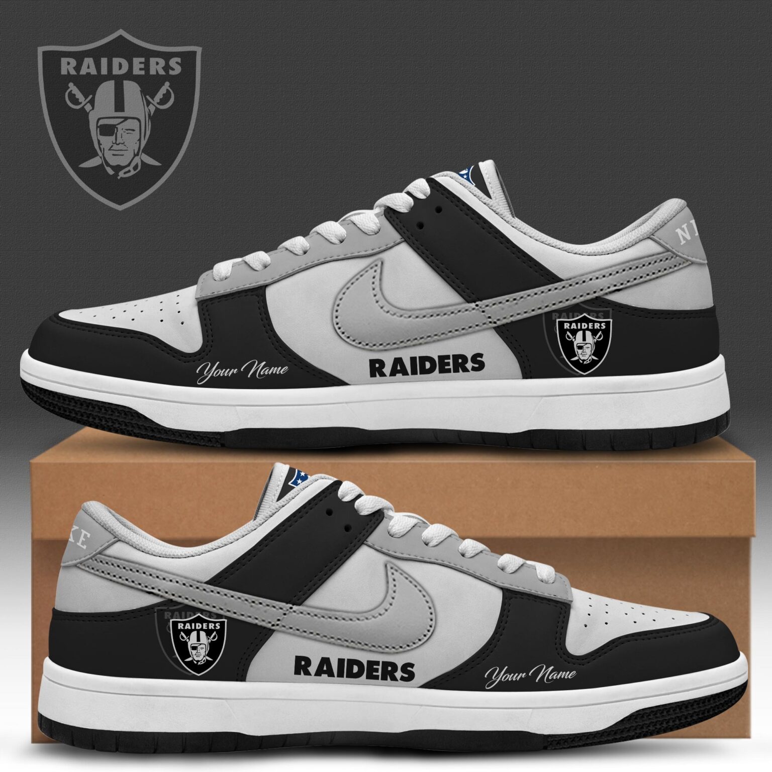 Las Vegas Raiders x Personalized Dunk Low Shoes Special Edition - Your ...